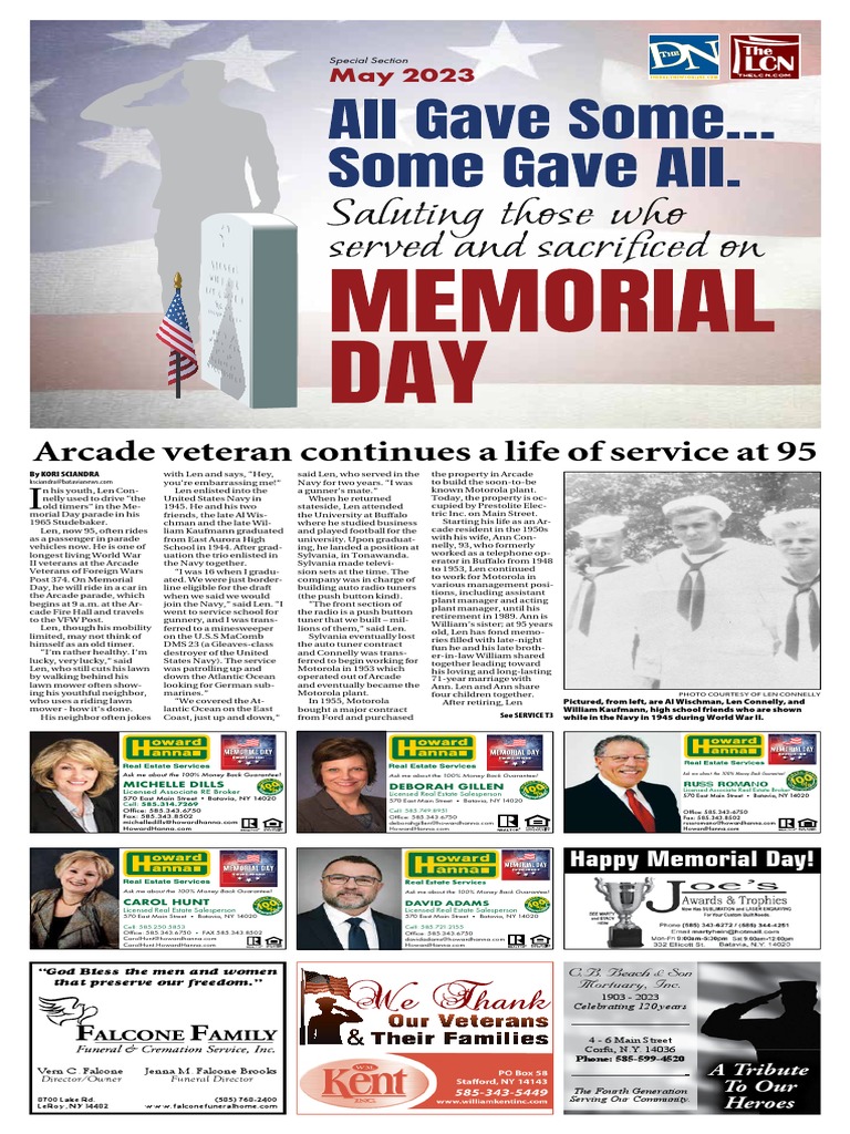 Memorial Day: All Gave Some... Some Gave All (May 2023) | PDF | United ...