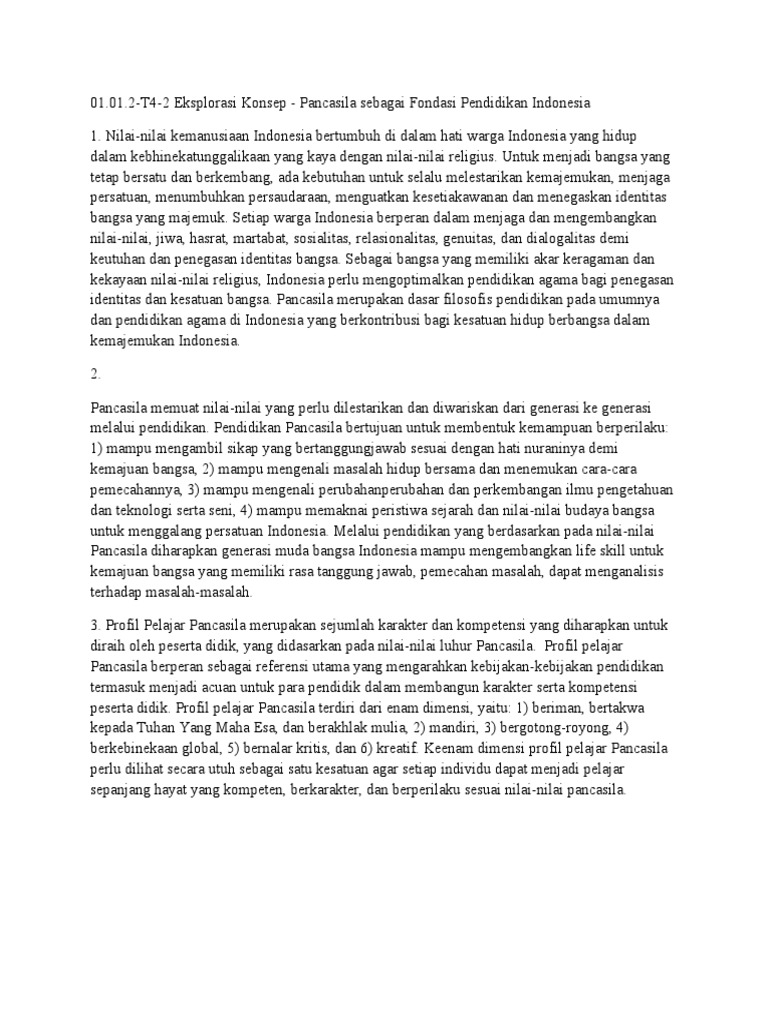 Eksplorasi Konsep T4 Filosofi | PDF