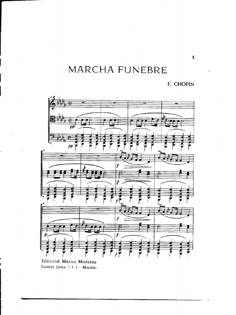 Marcha Fúnebre Op. 35 - F. Chopin | PDF