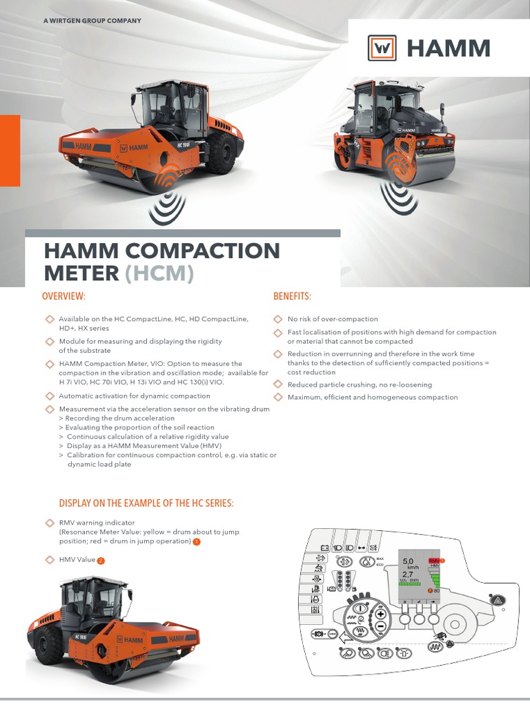 O22934v83 HAMM Compaction Meter en | PDF | Resonance | Physical Quantities