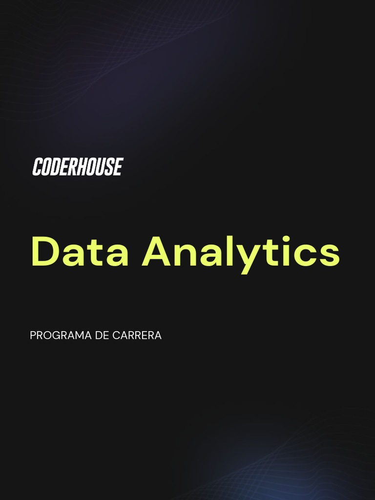 Carrera Online en Data Analytics | PDF | Microsoft Excel | Microsoft