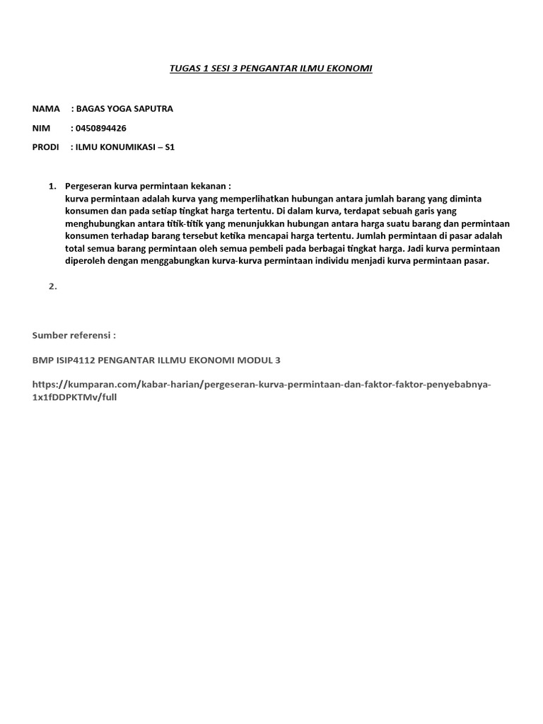 Tugas 1 Sesi 3 Pengantar Ilmu Komunikasi | PDF