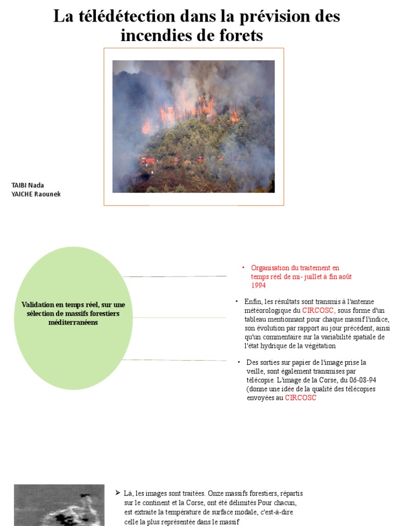 Teledetection Dans La Prévision Des Incendies | PDF | Plaie | Évapotranspiration