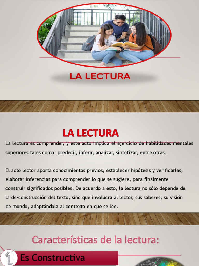 La Lectura | PDF | Inferencia | Comprensión lectora