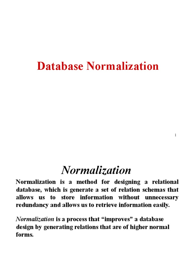 Ch7 MKN Normalization Part 2 | PDF | Computing | Data Model