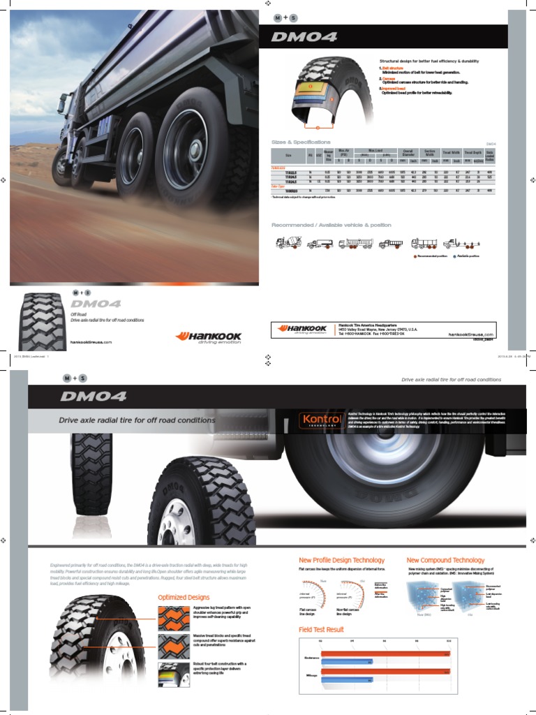 DM04 Leaflet | PDF | Tire | Vehicles