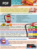 Triptico Uso y Manejo de Extintores | PDF | Incendios | Oxígeno
