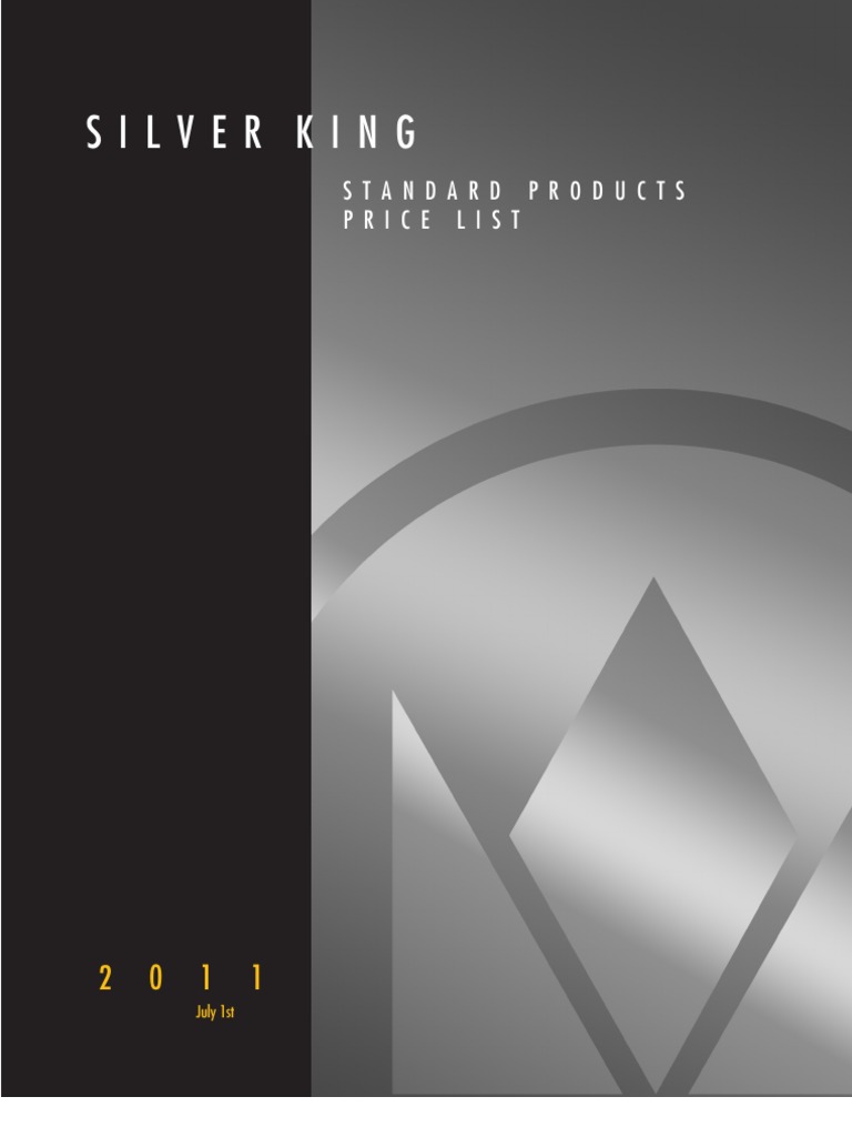 Silver King Price List | PDF | Refrigerator | Vacuum Tube