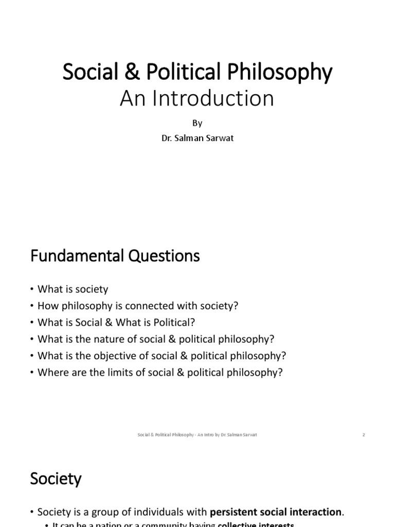 Introduction to Social & Political Philosophy | PDF | Political ...
