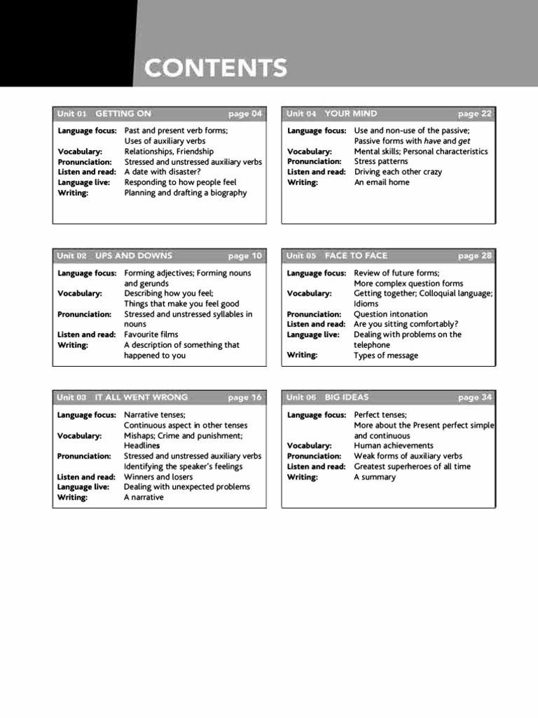 Cutting Edges New Edition Upper Intermediate Workbook | PDF | Stress (Linguistics) | Grammatical ...