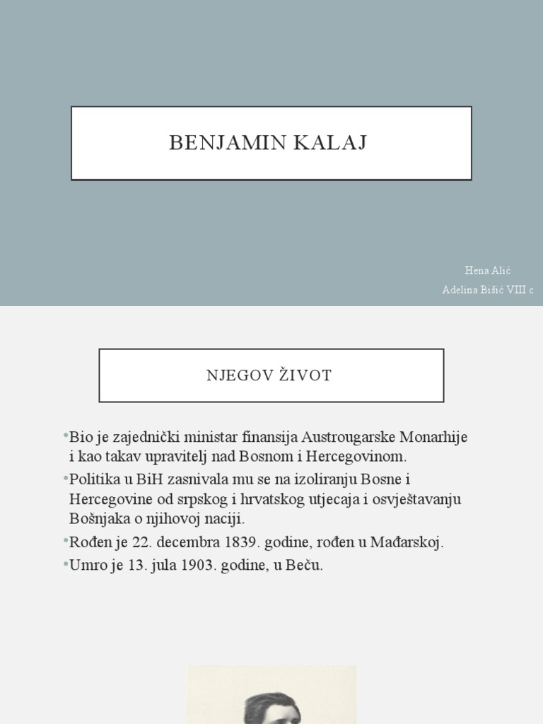 Benjamin Kalaj | PDF