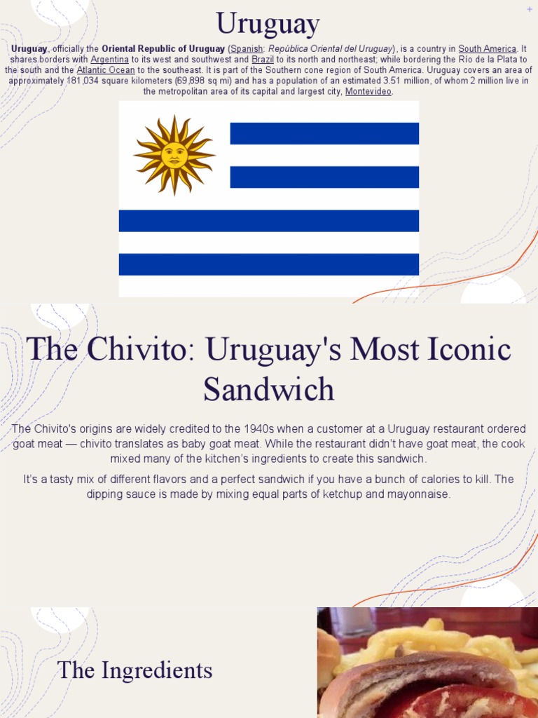 Chivito Sandwich | PDF | Uruguay | Steak