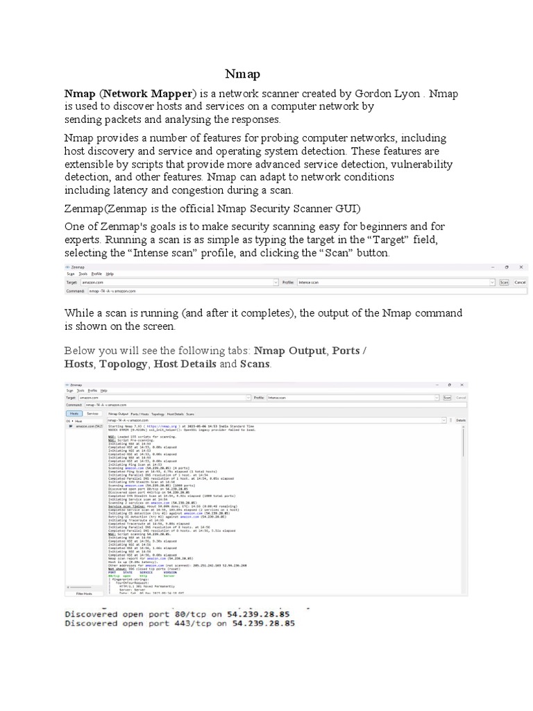 Nmap | Download Free PDF | Computing | Data Transmission