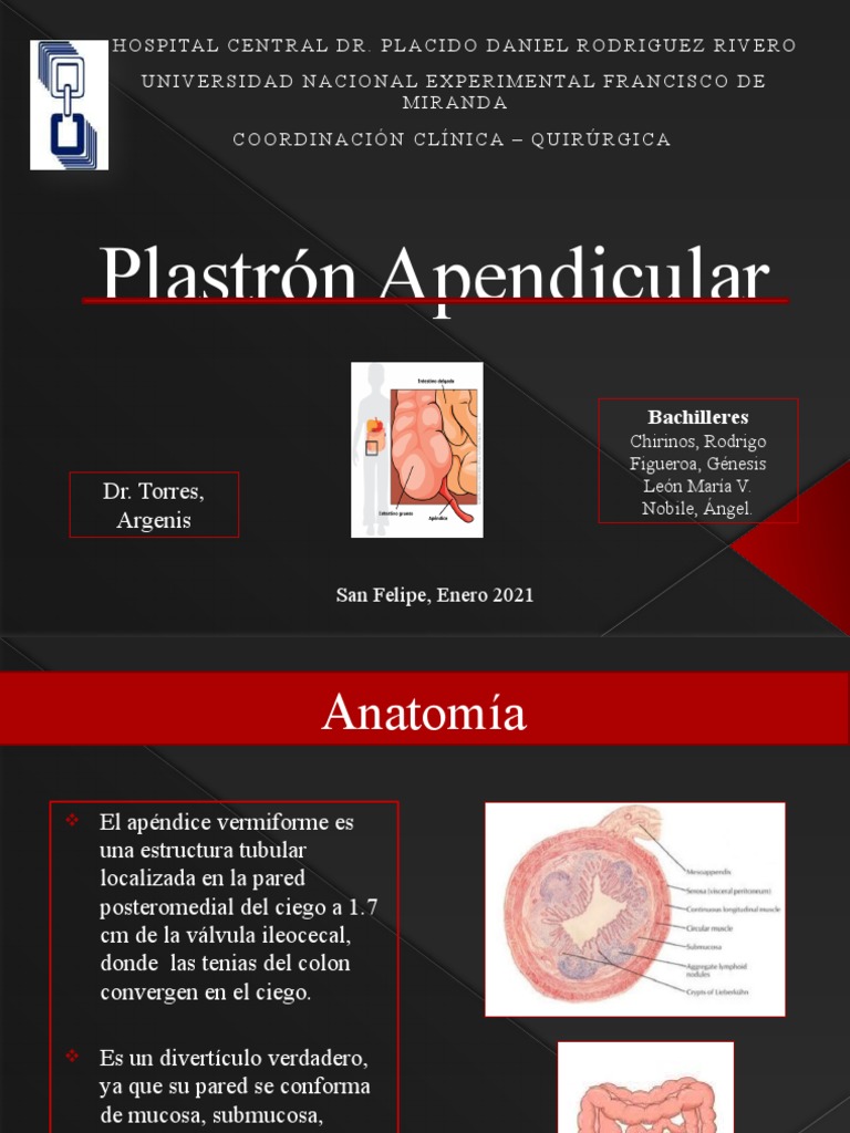 Plastron Apendicular | PDF | Especialidades Medicas | Medicina CLINICA