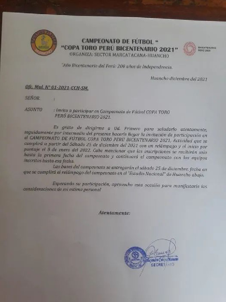 Oficio Del Deporte Futbol | PDF