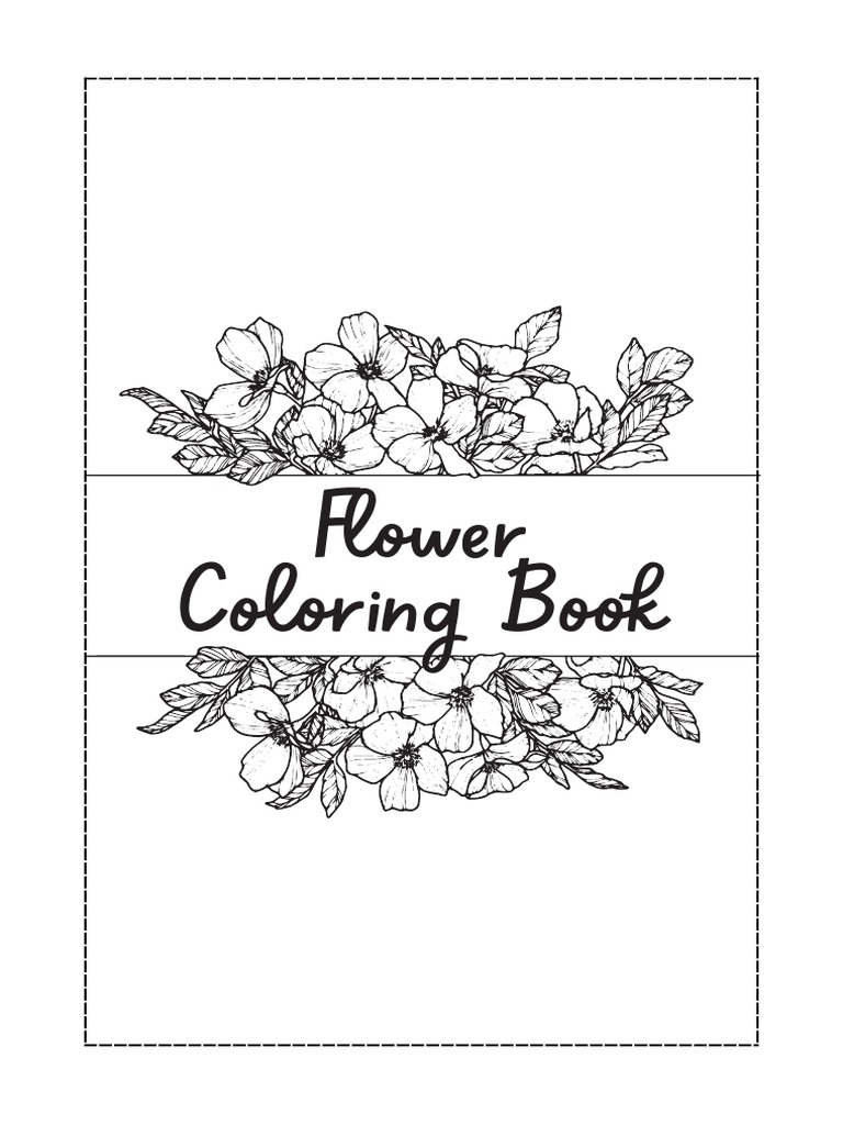 Flower Coloring Book | PDF
