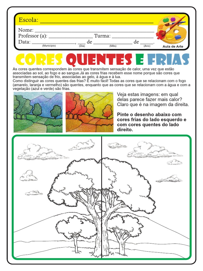 49- Cores Quentes e Frias | PDF