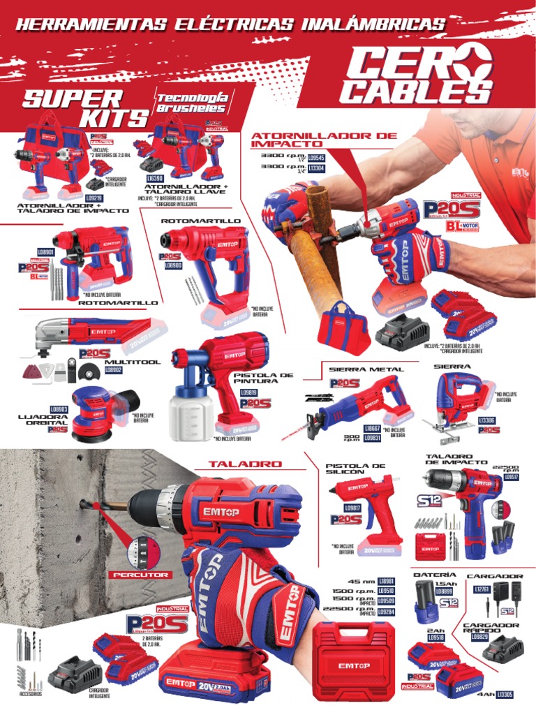 Catalogo - Emtop - 2022 - 1 | PDF | Herramientas | Ingeniería mecánica