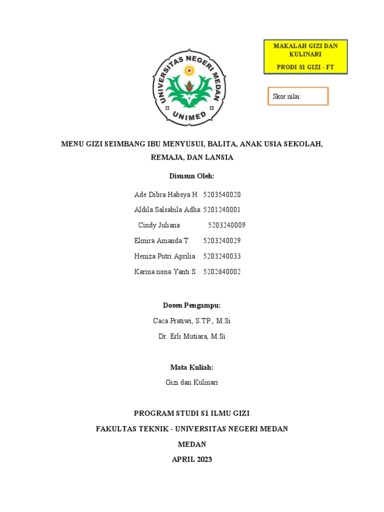 Tabel Nutrisi Kelompok 5 | PDF | Memasak, Makanan, & Anggur