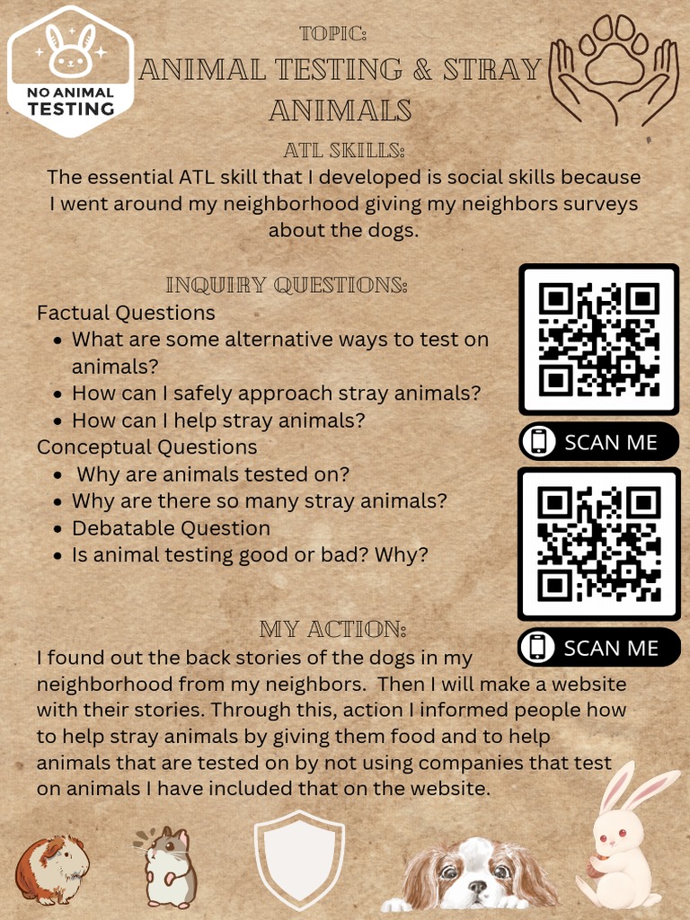 Animal Welfare (Poster) | PDF | Social Science | Self-Improvement
