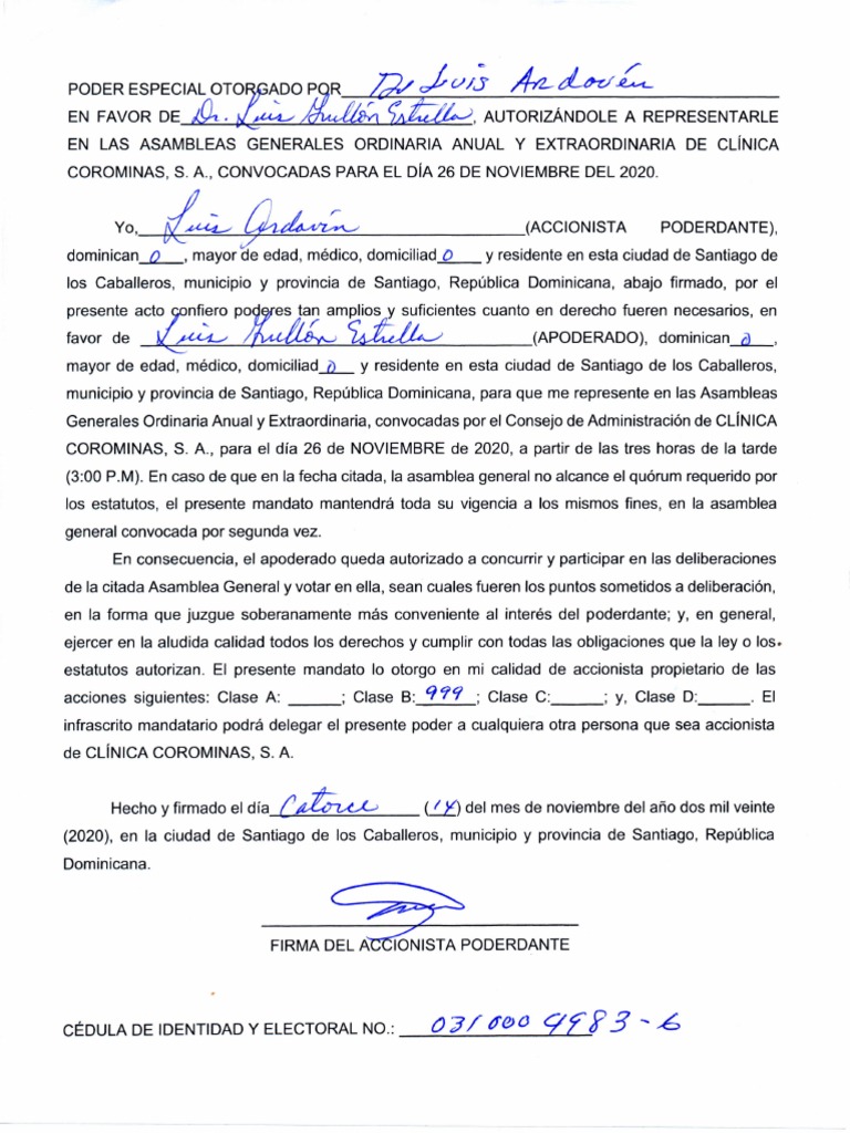 Poder Especial | PDF