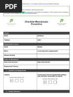 Checklist de Manutenção de Equipamentos | PDF