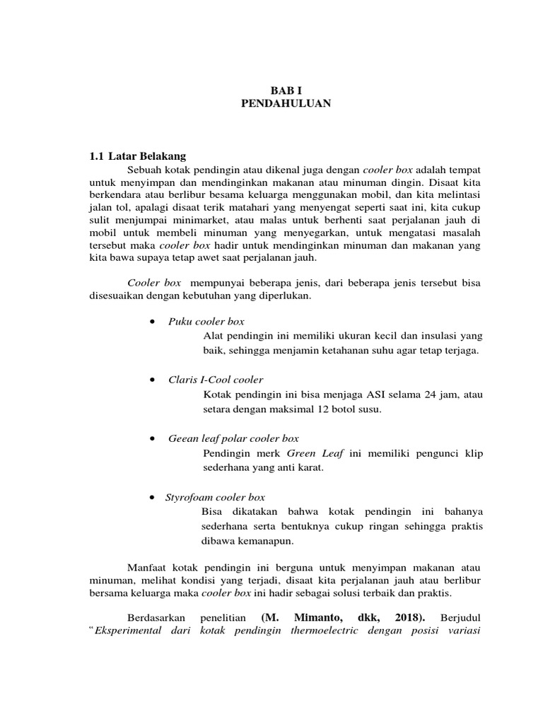BAB 1 Latar Belakang | PDF