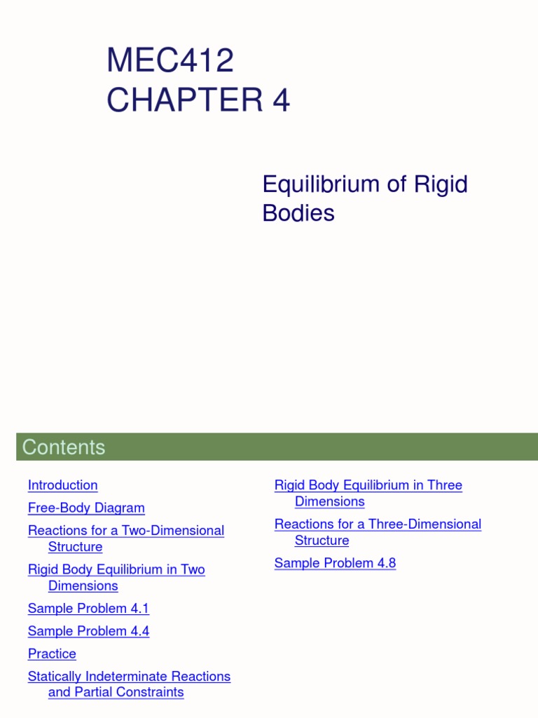 STATIC NOTES Notes 4 | PDF | Force | Applied Mathematics