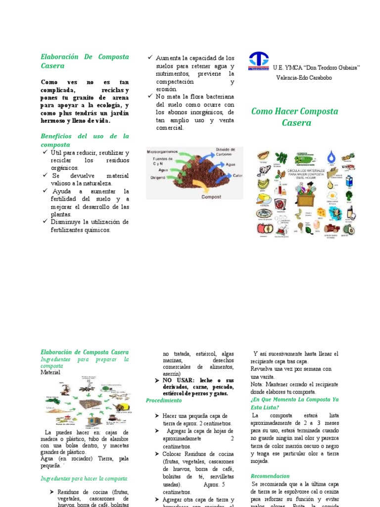 TRIPTICOS | PDF | Reciclaje | Residuos