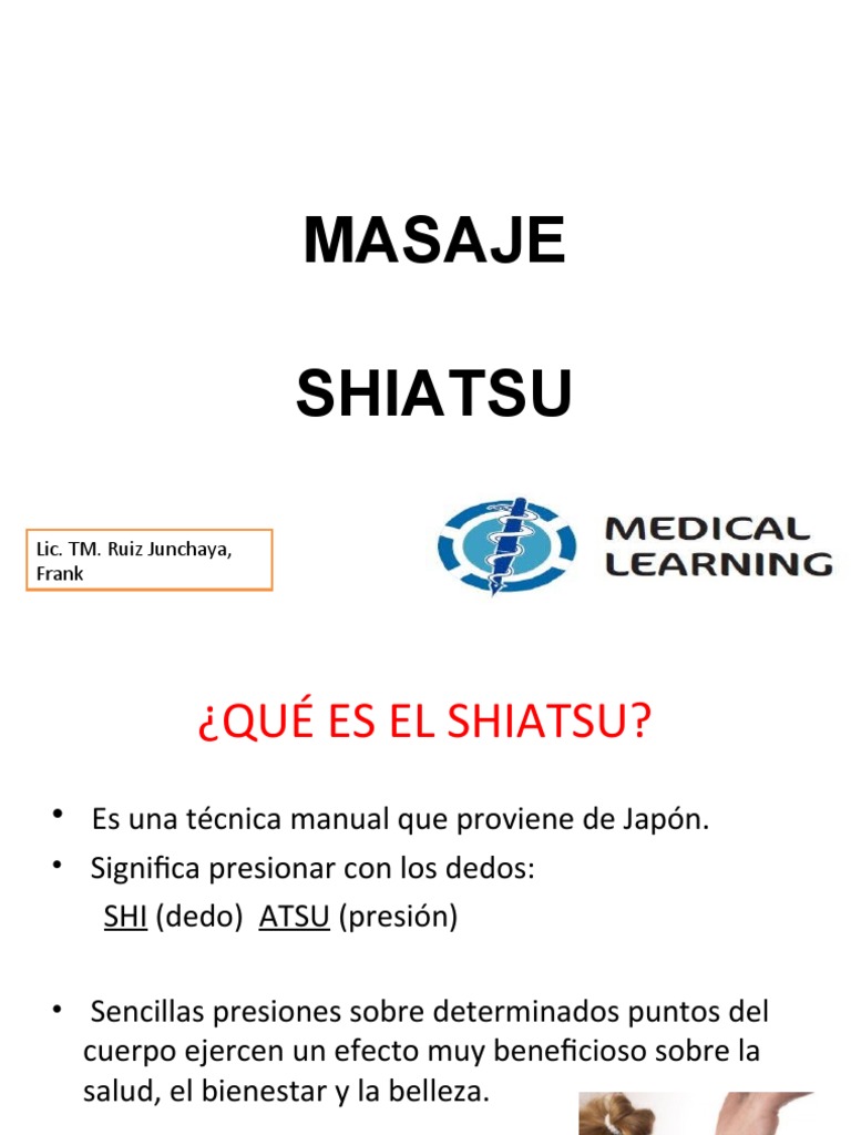 Shiatsu | PDF | Masaje | Medicina CLINICA