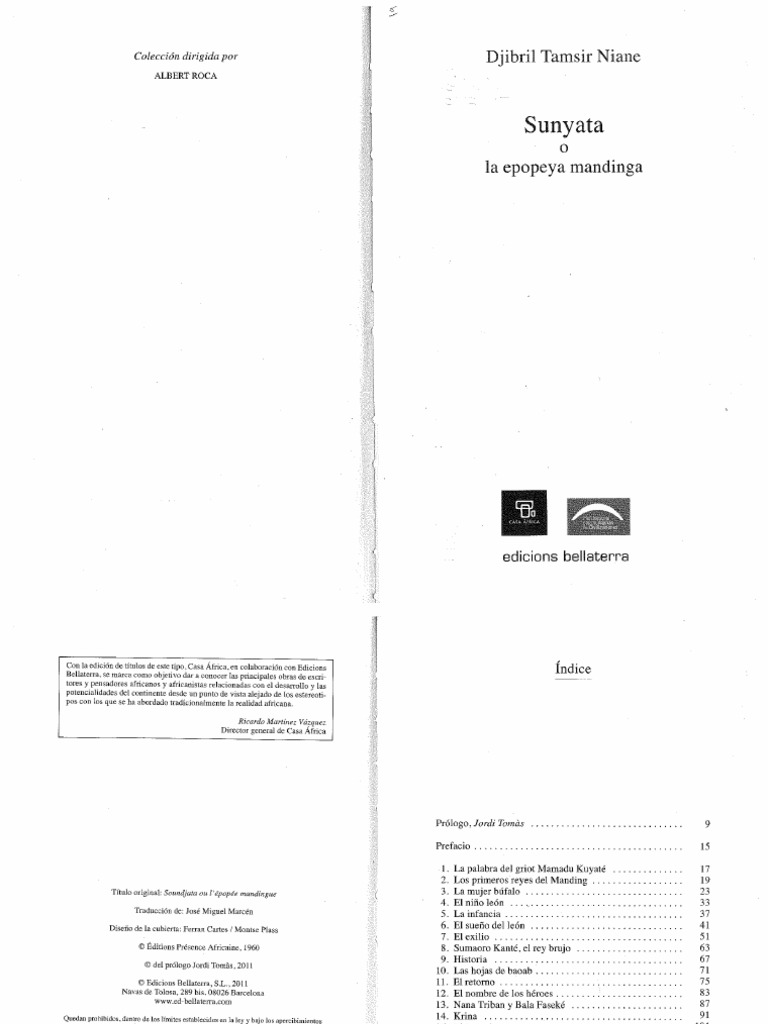 Sunyata - Sundiata Keita | PDF