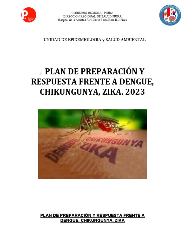 Plan Dengue 2023 (1) ACTUALIZADO | PDF | Hospital | Fiebre del zika