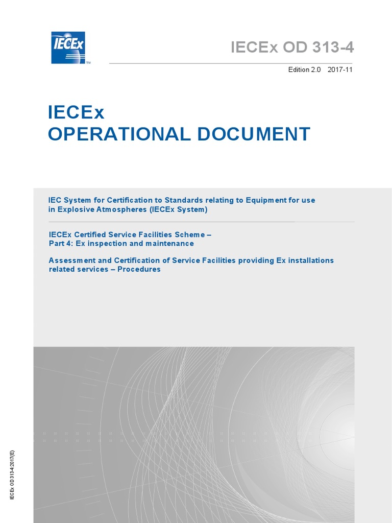 IECEx OD313 4 Ed2.0 | PDF