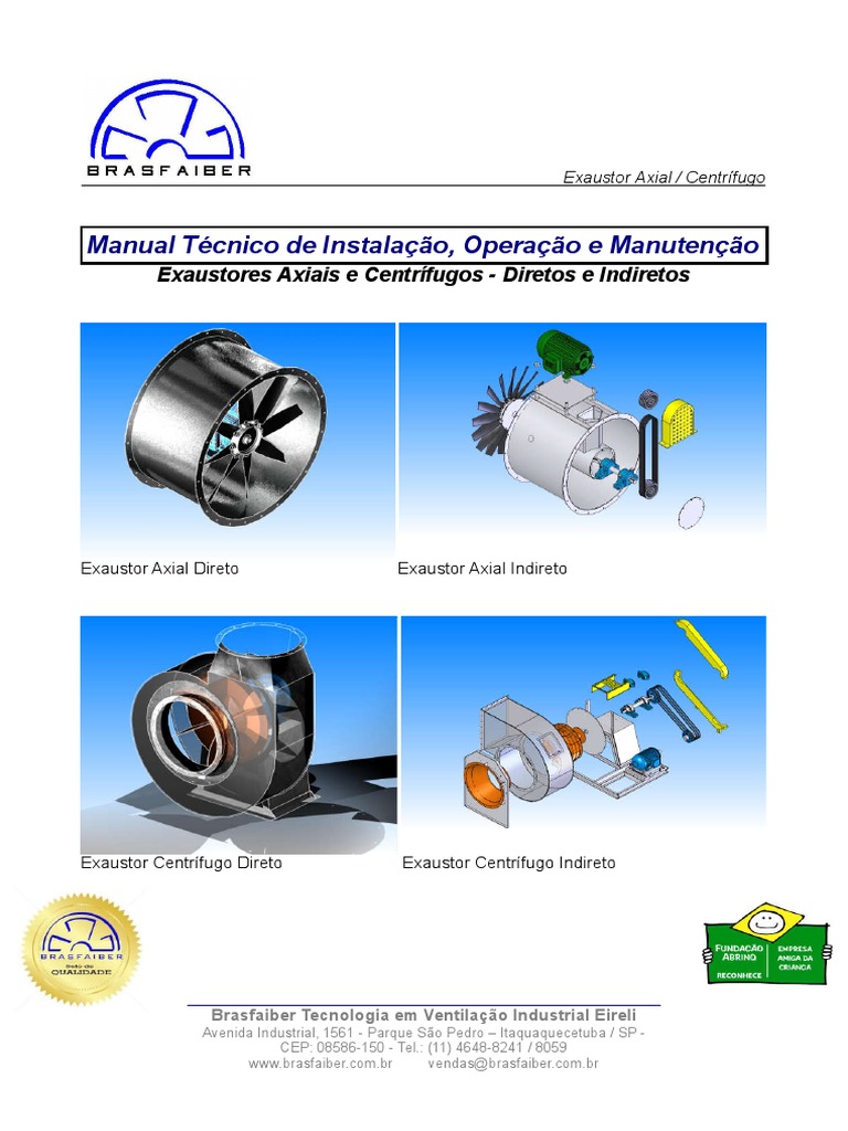 Manual Tecnico de Operacao e Manutencao - EXAUSTOR | PDF | Cinto ... Manual Tecnico de Operacao e Manutencao - EXAUSTOR | PDF | Cinto ...