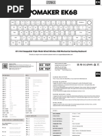 TMKB T68se | PDF | Computer Keyboard | Input/Output