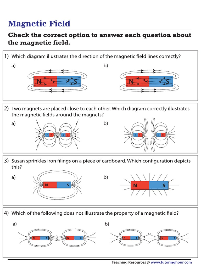 Magnetic Field Configuration Worksheet | PDF | Computers