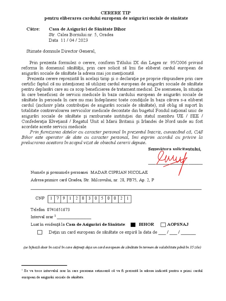 Cerere Card European 2021 | PDF