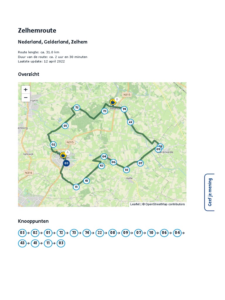 Zel Hem Route | PDF