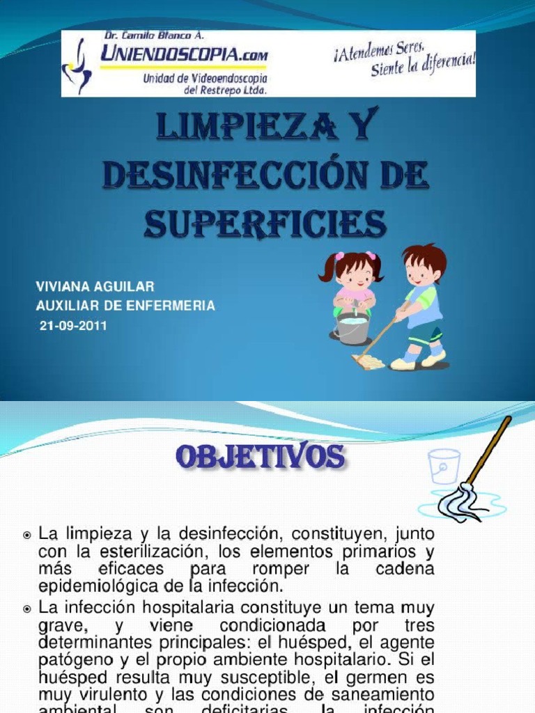Limpieza y Desinfeccion | PDF