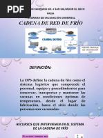 Plan de Contingencia - RED de FRIO ACTUAL | PDF | Refrigerador | Temperatura