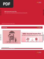 ABSLI Nishchit Aayush Plan Details | PDF | Insurance | Life Insurance