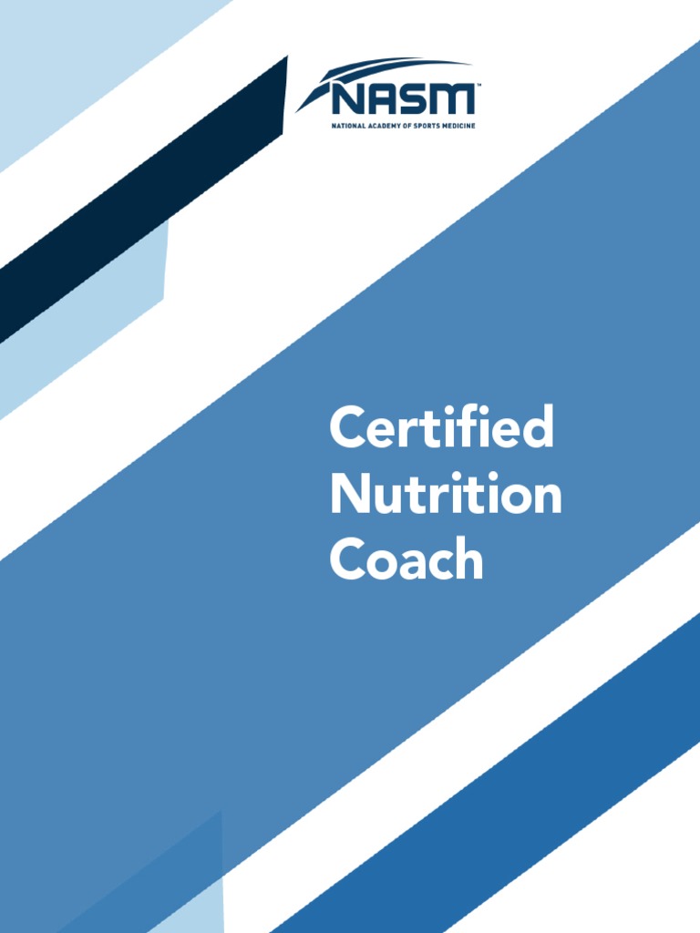 Nasm CNC Textbook-07 | PDF | Dietitian | Public Services