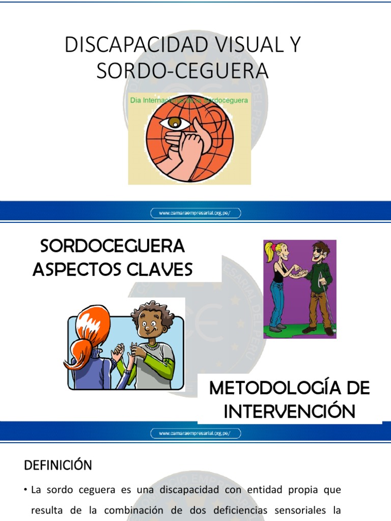 Discapacidad Visual Y Sordo-Ceguera | PDF | Ojo humano | Percepción visual