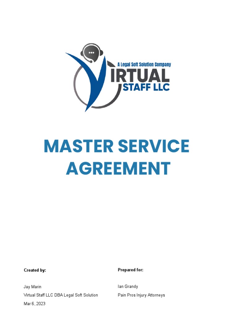 Virtual Staff LLC - Contract | PDF | Mediation | Non Disclosure Agreement