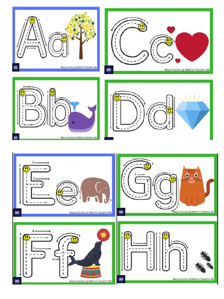 Abecedario Con Trazo | PDF