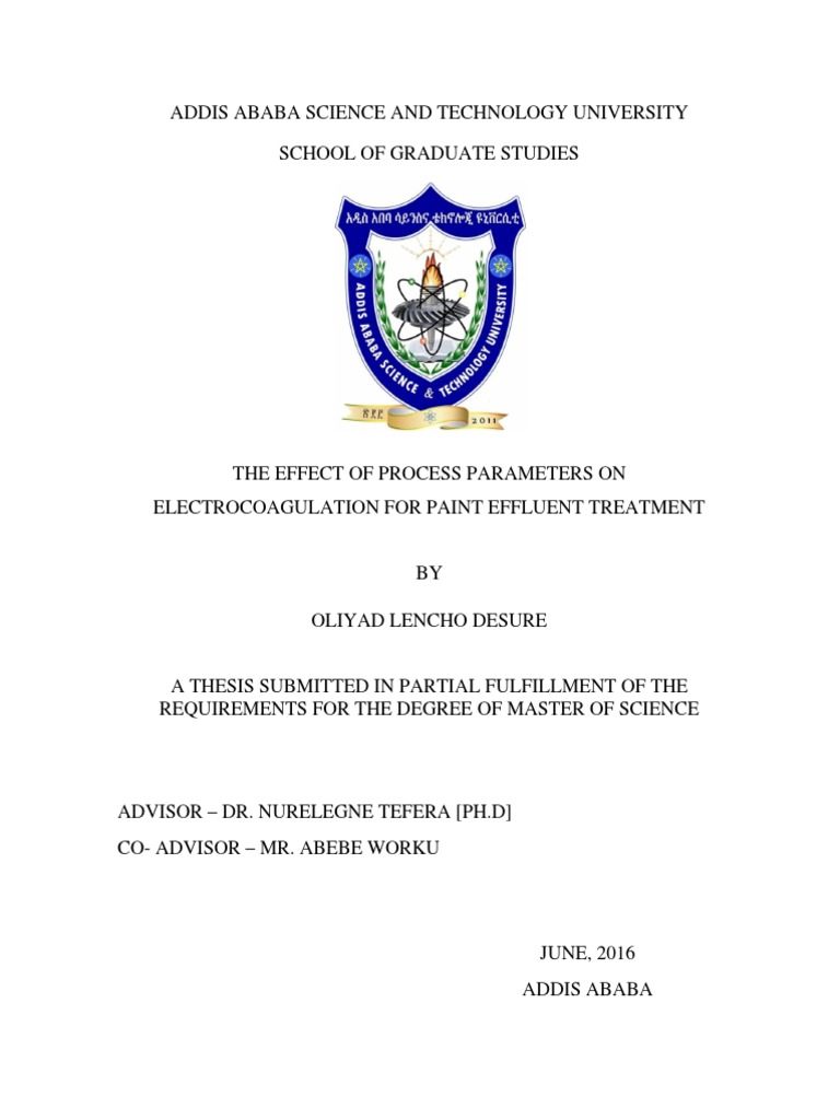 Electrocoagulation for Paint Wastewater Treatment | PDF | Sewage ...