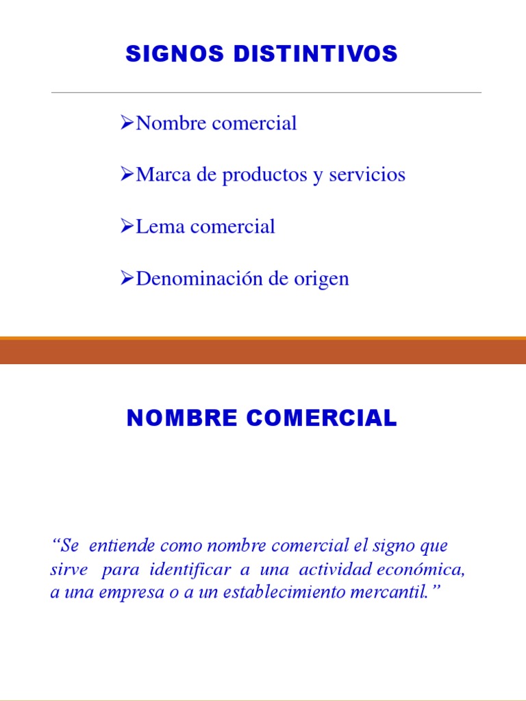 Signos Distintivos | PDF