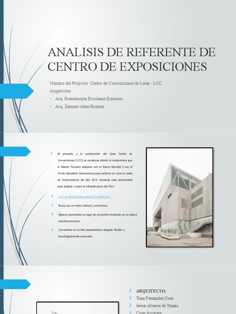 Analisis de Referente de Centro de Exposiciones | PDF
