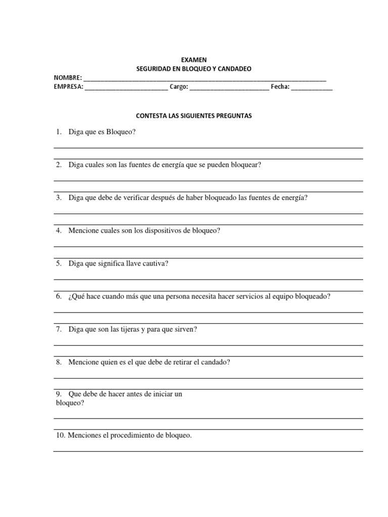 Examen Loto | PDF