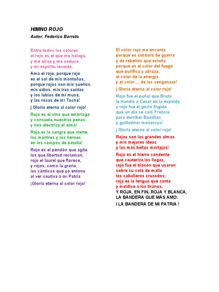 Himno Rojo | PDF